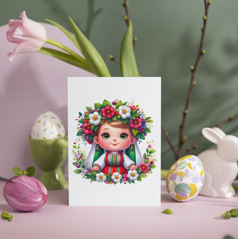 BULGARIAN Babies With Flowers, LAZARKI, Orthodox Easter, Bulgarian ...