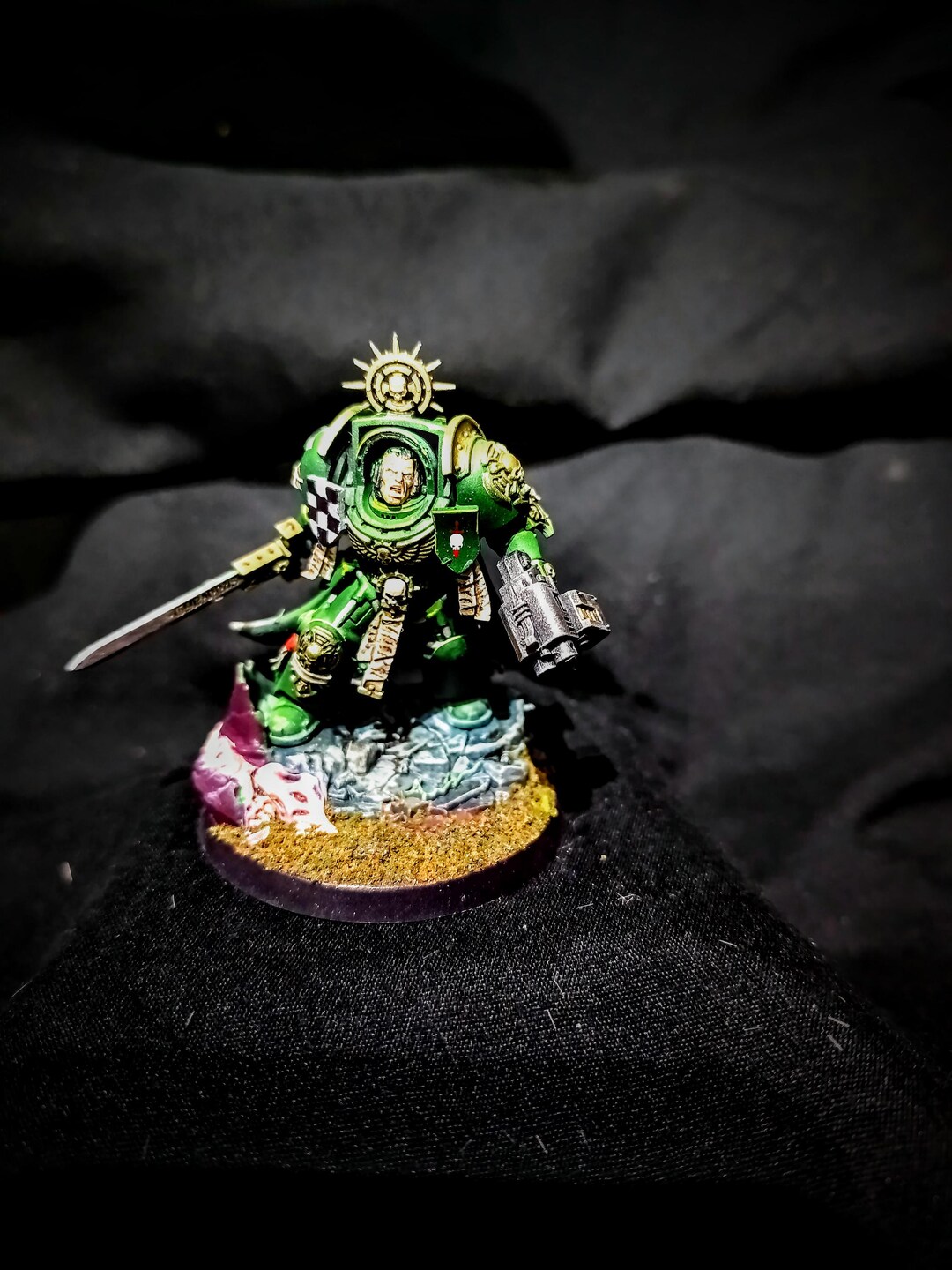 Warhammer 40k Dark Angel Captain in Terminator Armour - Etsy