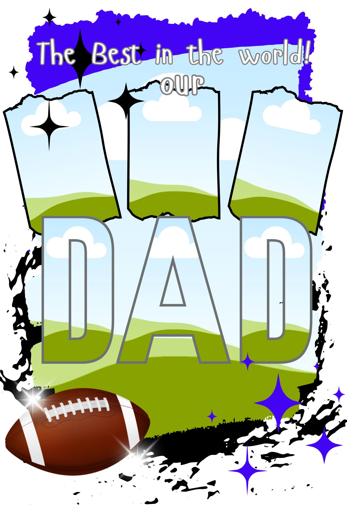Editable DAD Design Template - Etsy