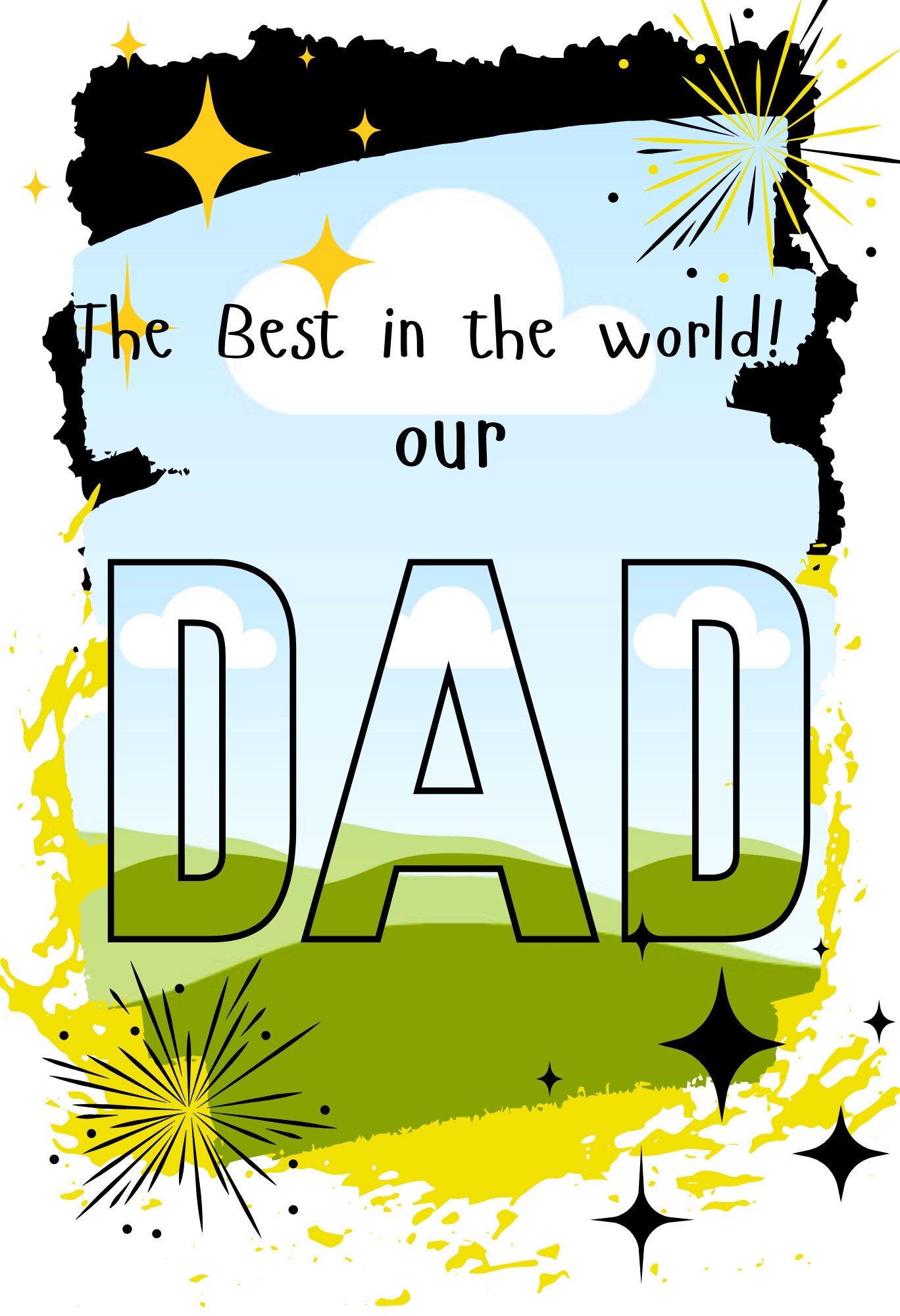 Editable DAD Design Template - Etsy