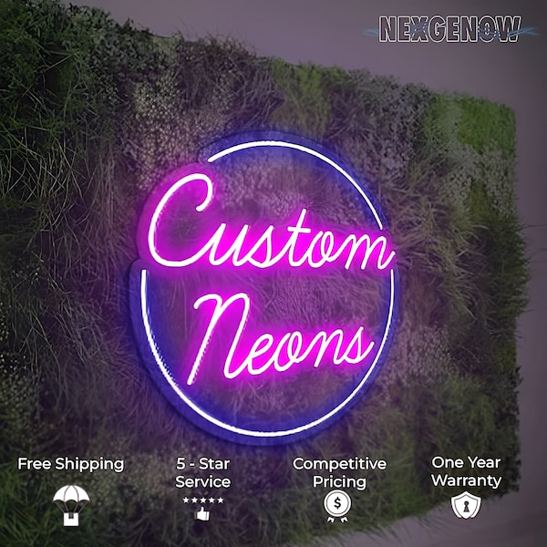 Custom Neon Sign - Etsy