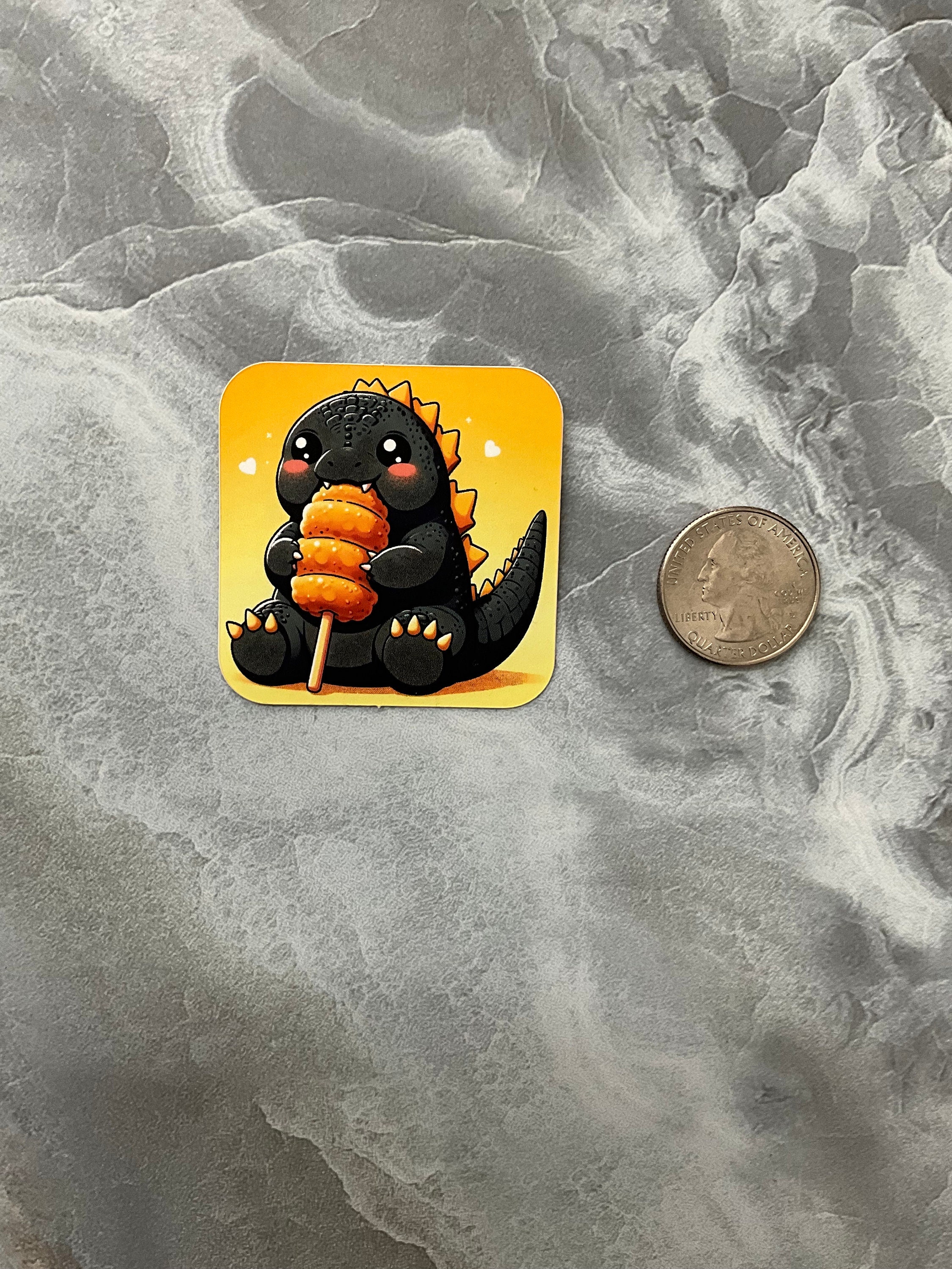 Godzilla Snacks Waterproof Sticker Bundle, Godzilla Stickers, Godzilla ...