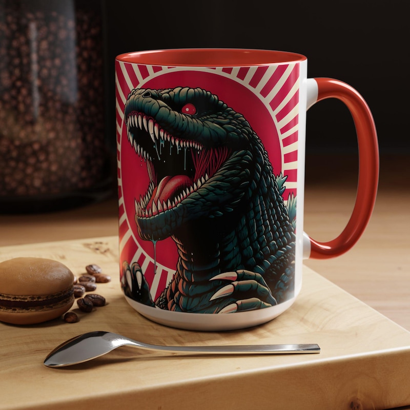 Godzilla Coffee Mugs - Etsy
