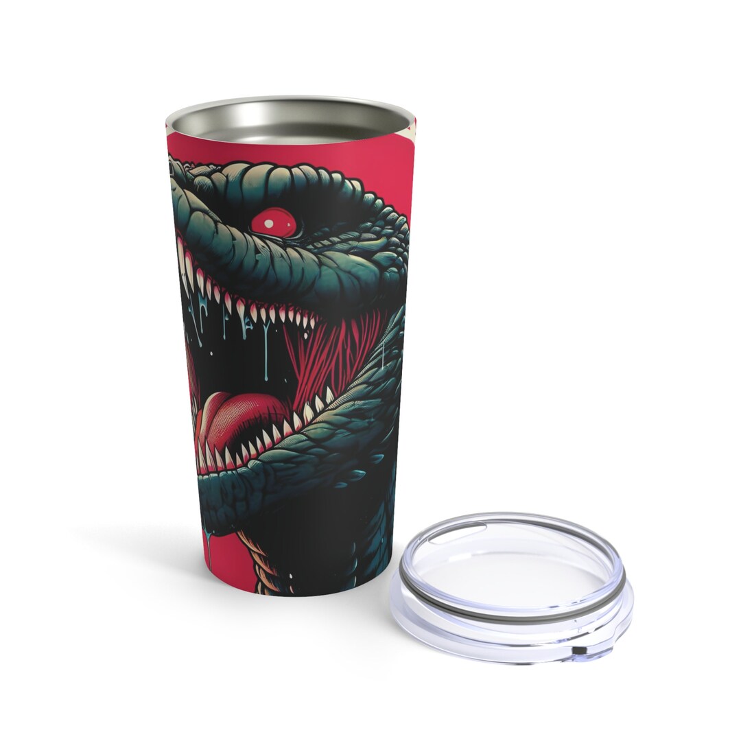 Godzilla Rising Sun 20oz Tumbler, Japanese Tumbler, Rising Sun Tumbler ...