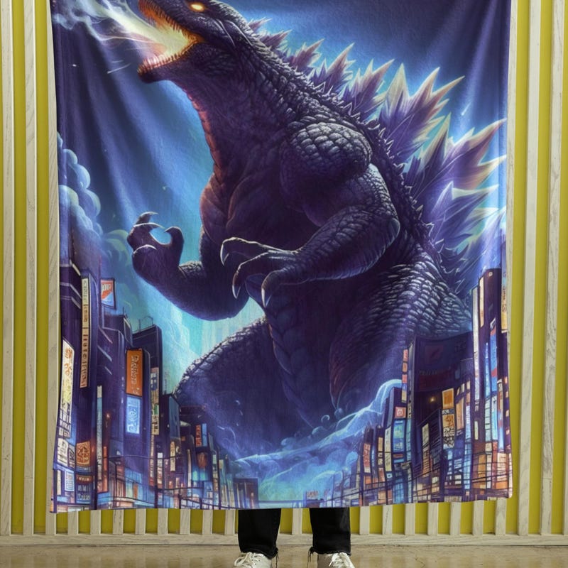 Godzilla Fabric - Etsy