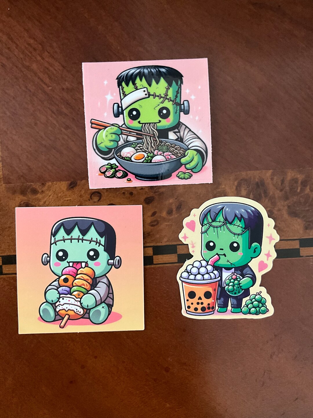 Frankenstein Waterproof Sticker Bundle, Frankenstein Stickers, Cute ...