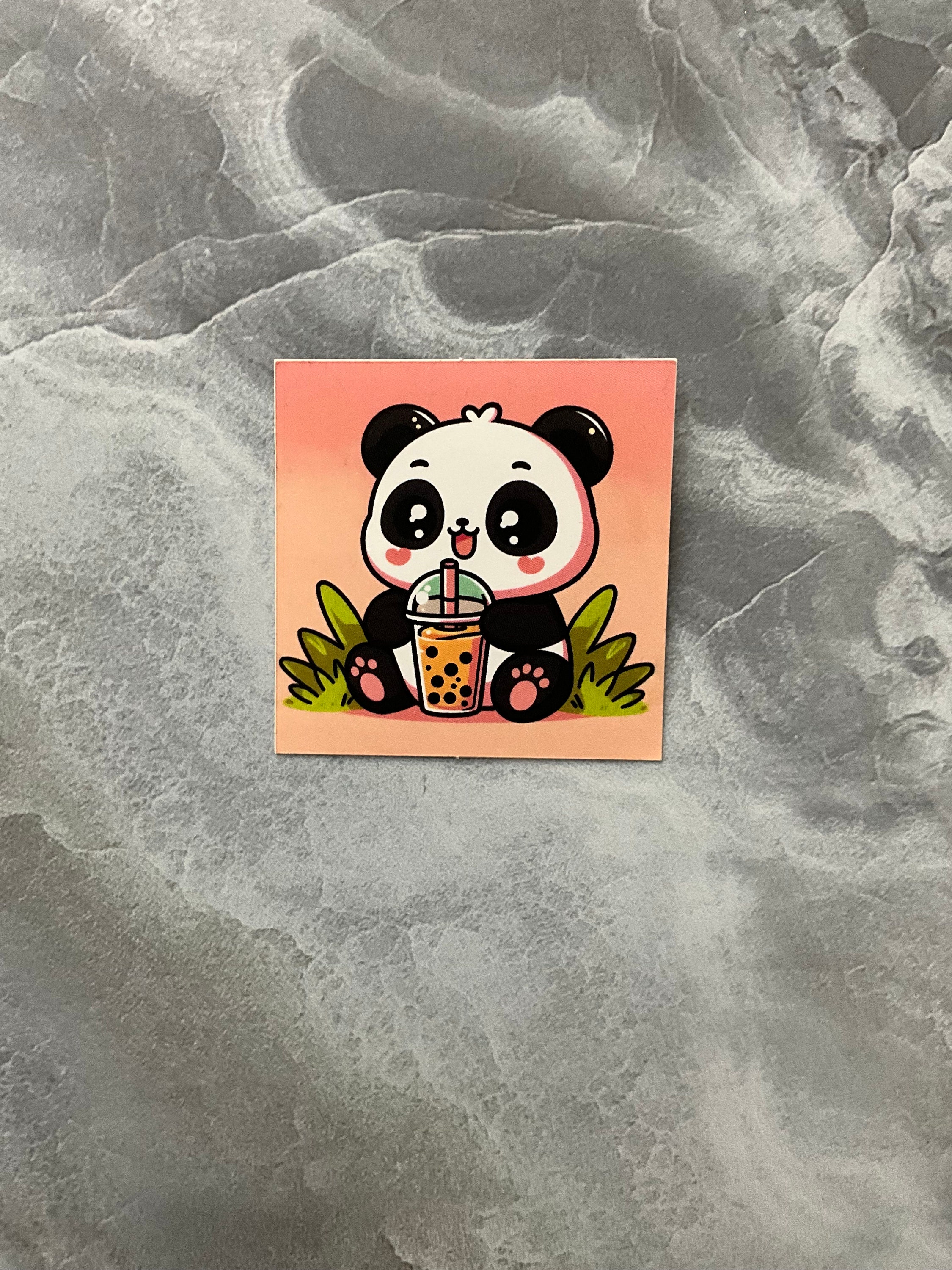 Panda Snacks Waterproof Sticker Bundle, Panda Stickers, Anime Panda ...