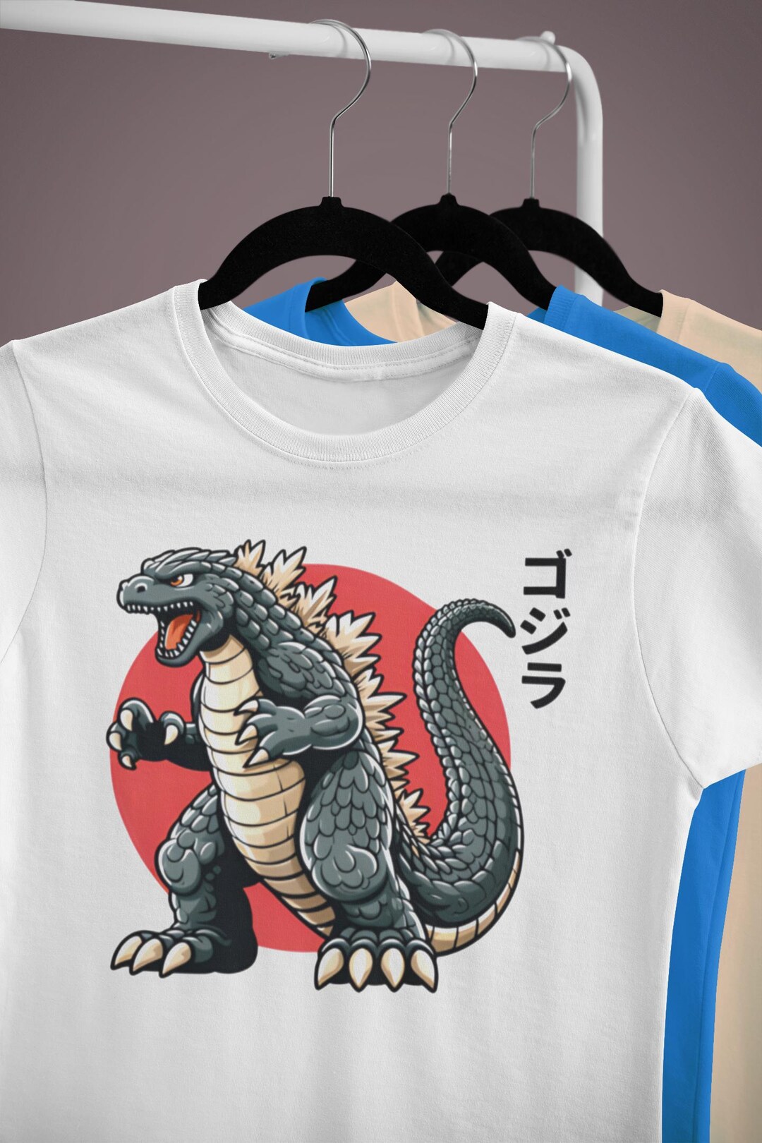 Anime Godzilla Kanji Toddler/kids/adult Unisex Graphic Shirt, Monster ...