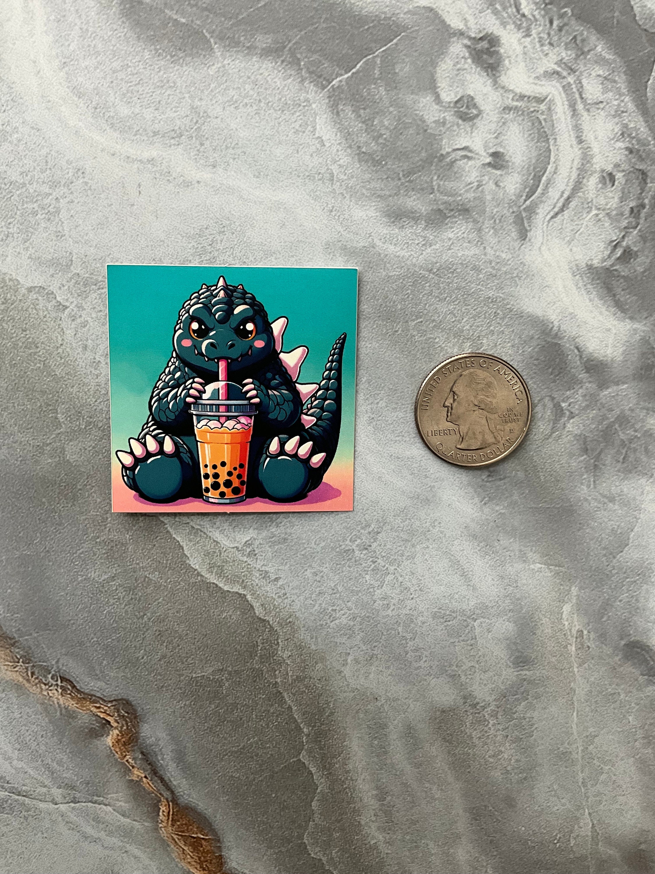 Godzilla Snacks Waterproof Sticker Bundle, Godzilla Stickers, Godzilla ...