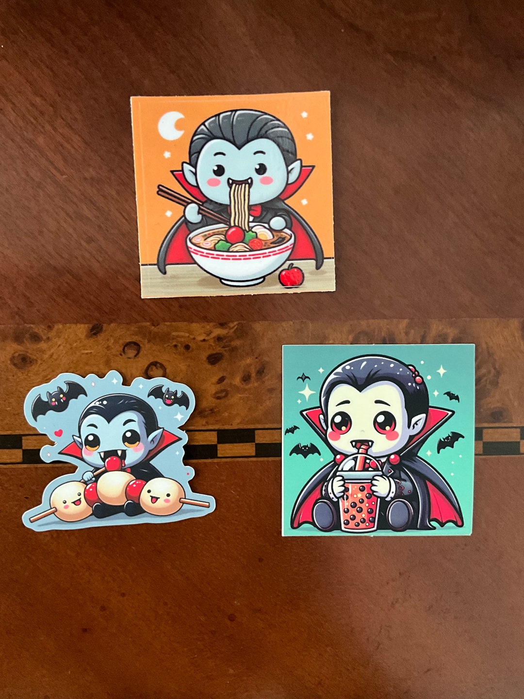 Dracula Waterproof Sticker Bundle, Vampire Stickers, Dracula Stickers ...