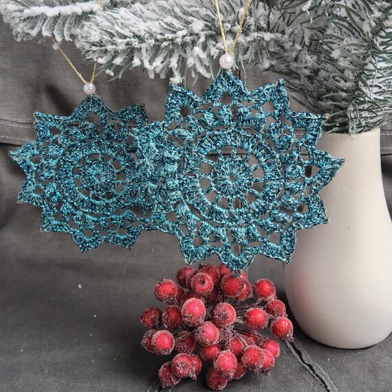 Turquoise Snowflake