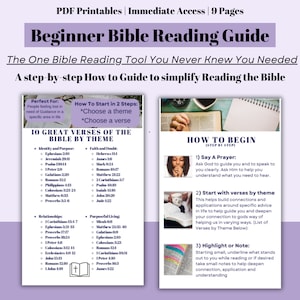 Bible Reading Guide - How & Where to Start Reading + Verses by Topic ...