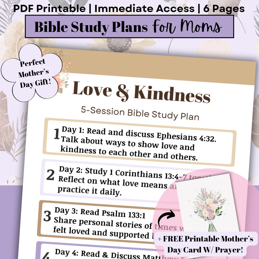 Bible Study, Reading, & Journal Plans for Mom's: Mother Daughter ...