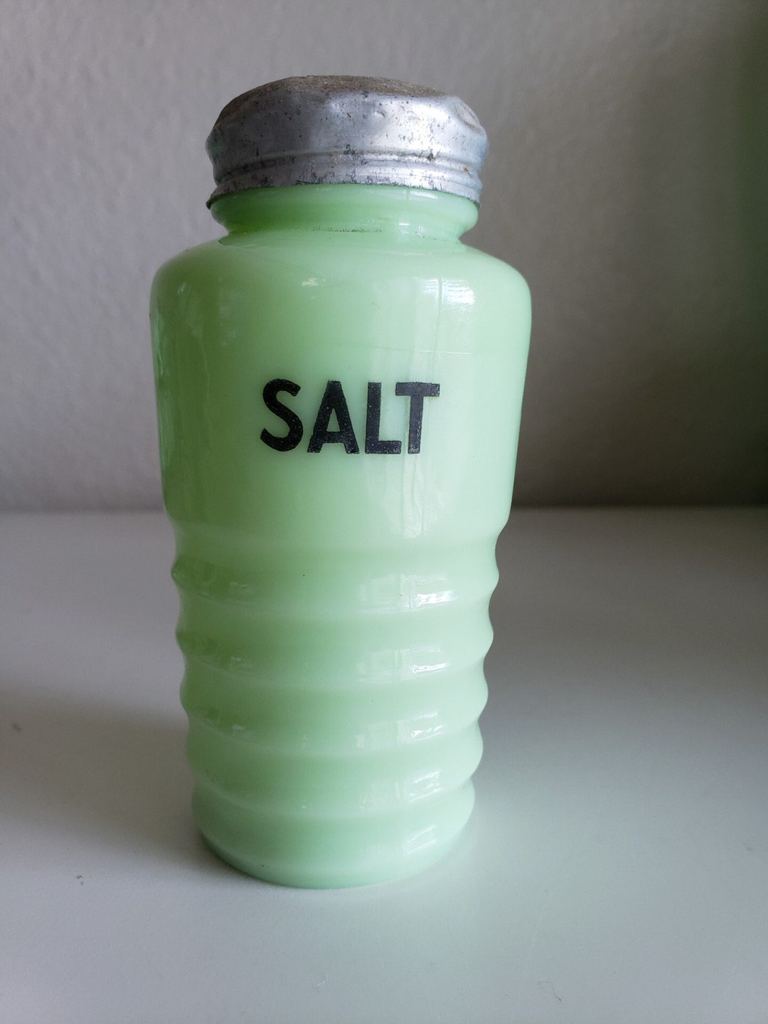 Jeannette Jadeite Jadite SALT Shaker Uranium 6oz Shaker Hard to Find - Etsy