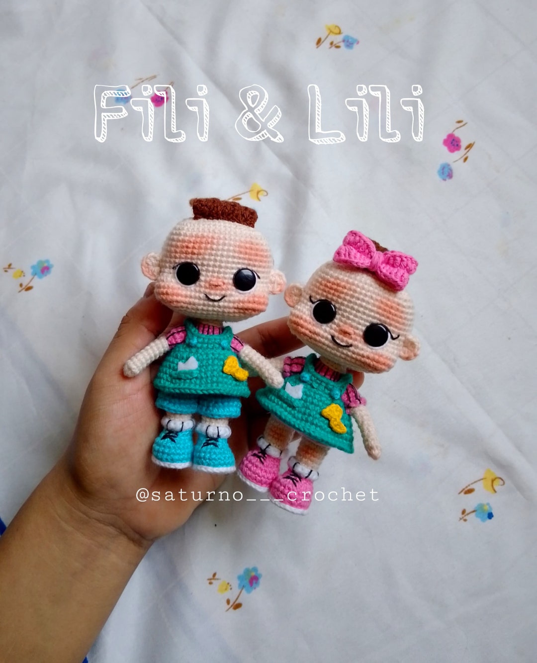 PDF PATTERN Fili & Lili Rugrats English - Etsy
