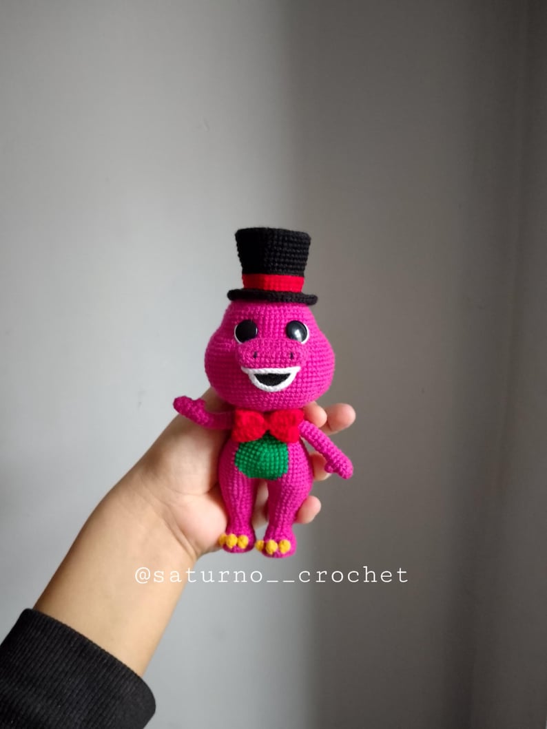 PDF PATTERN | BARNEY | Spanish and English - Etsy Canada