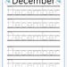 Months of the Year Tracing Worksheet Printable Handwriting Practice ...