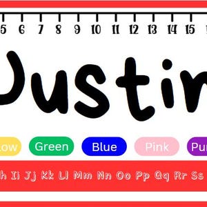 Student Desk Name Labels, Editable Classroom Printables, Student Name ...