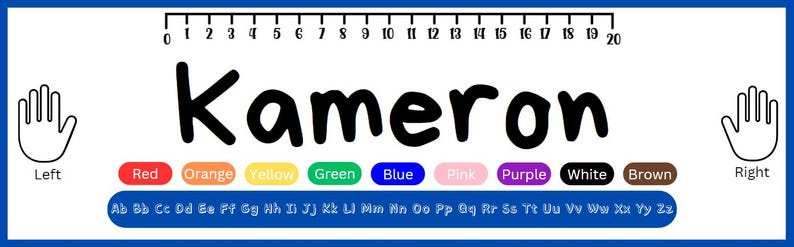 Student Desk Name Labels, Editable Classroom Printables, Student Name ...