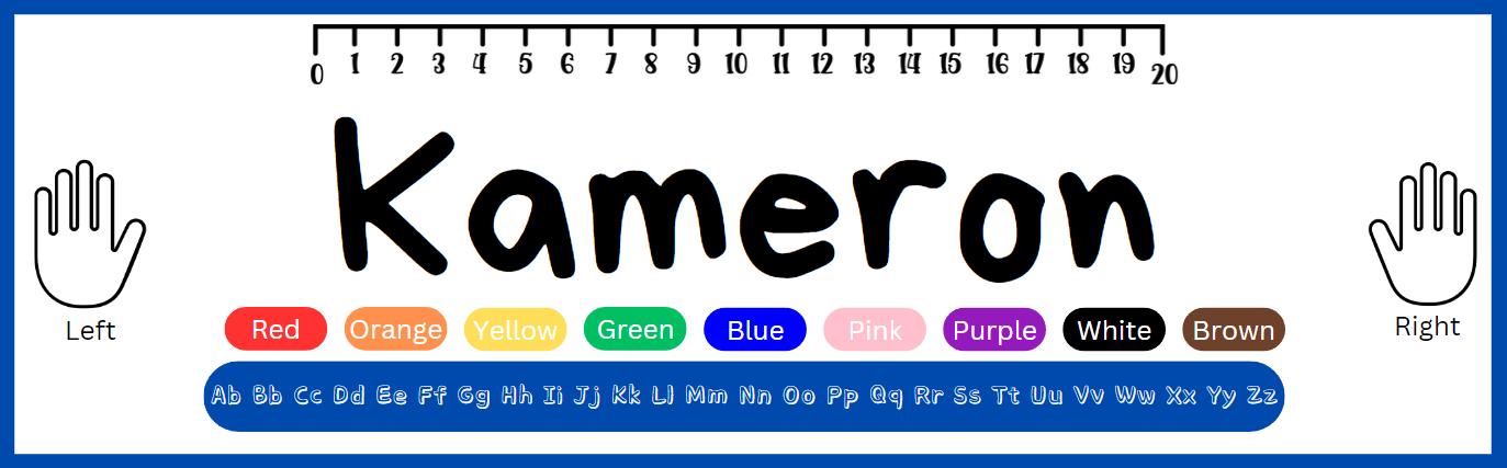 Student Desk Name Labels, Editable Classroom Printables, Student Name ...