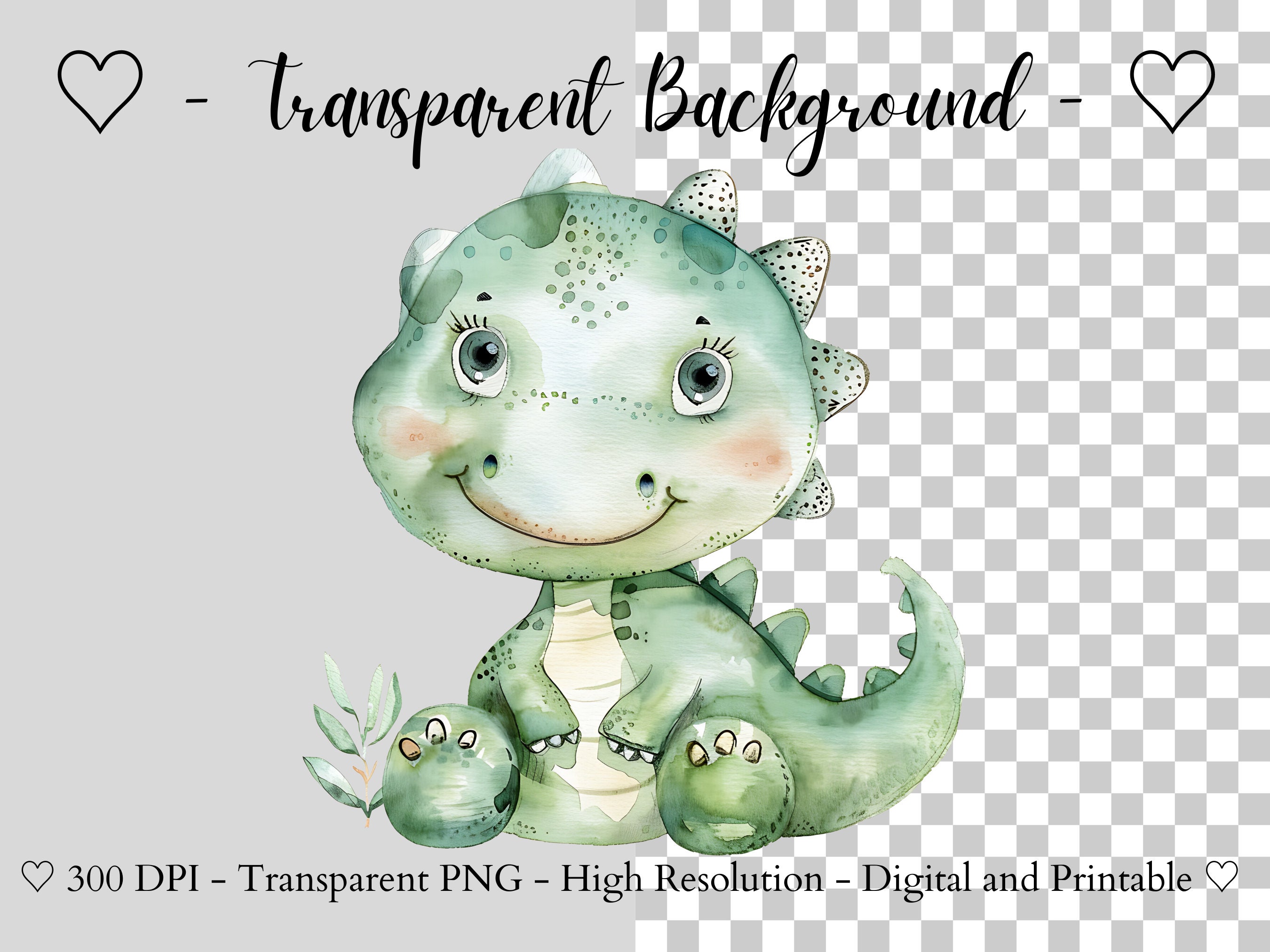 Watercolor Dinosaur Clipart, Dinosaur Clipart, Cute Dino Clip Art ...