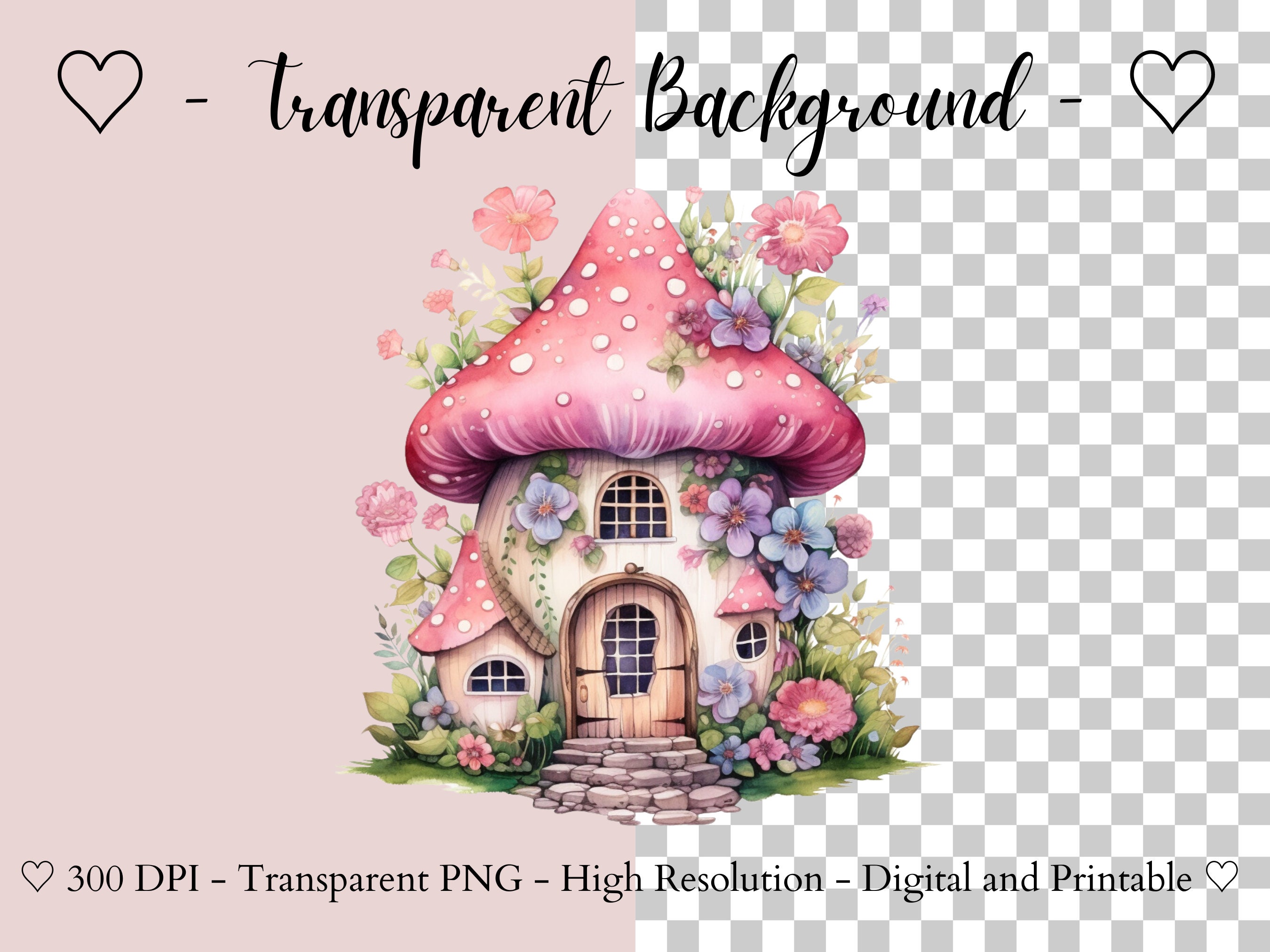 Watercolour Pink Fairy Clipart, Pink Fairy Clipart, Pink Fairy ...