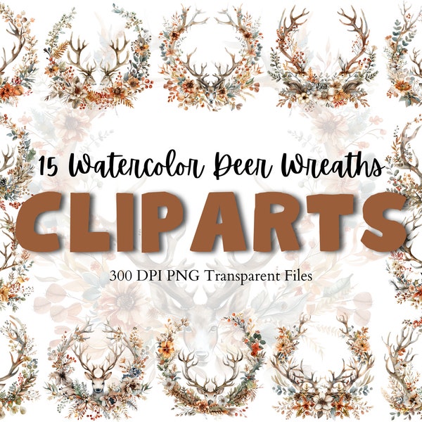 Antler Wreath - Etsy