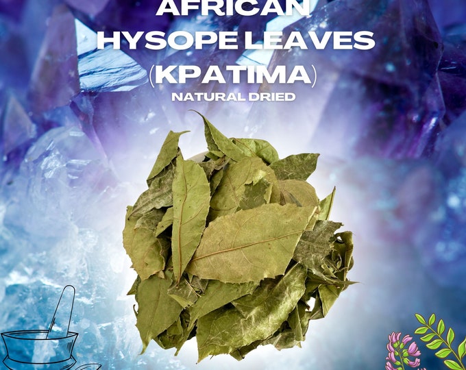 Feuilles d'hysope d'Afrique de l'Ouest (Kpatima) Séchées naturellement ...