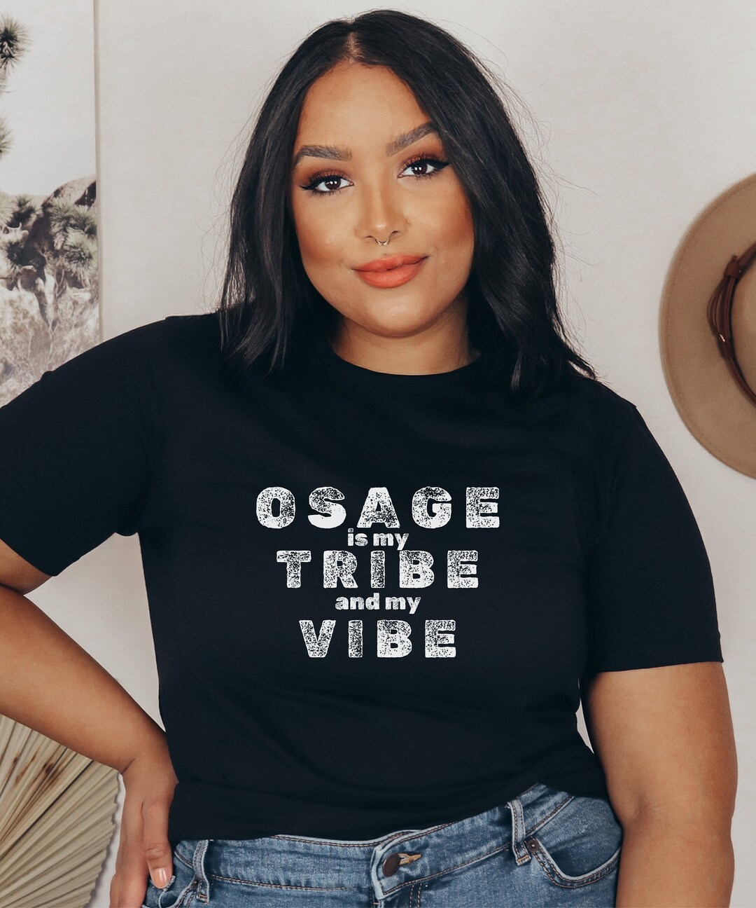 Osage is My Tribe and My Vibe T-shirt Native T-shirt Native Pride ...