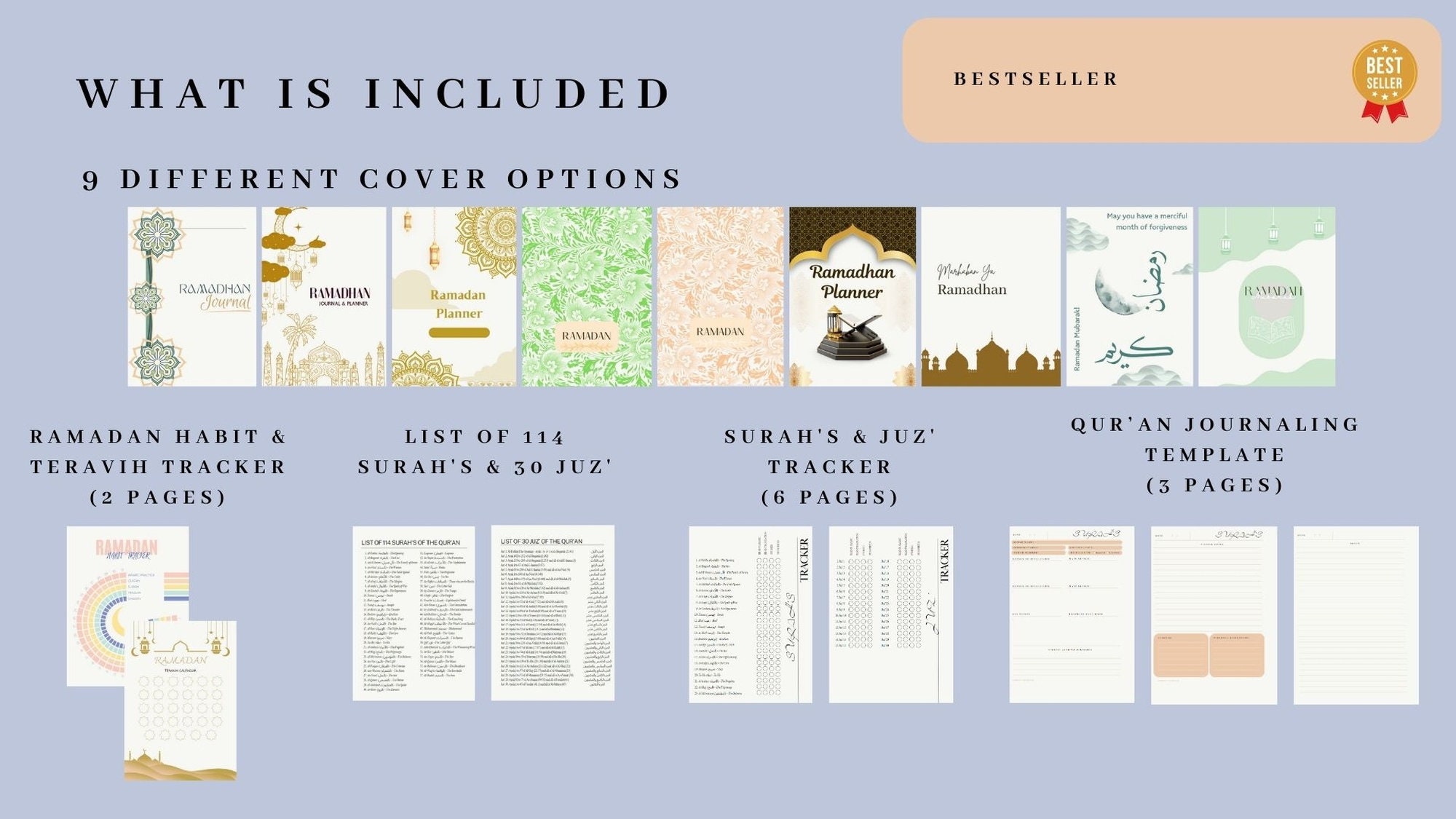 Quran Journal Digital, Quran Tracker, Ramadan Planner, Quran Journaling ...