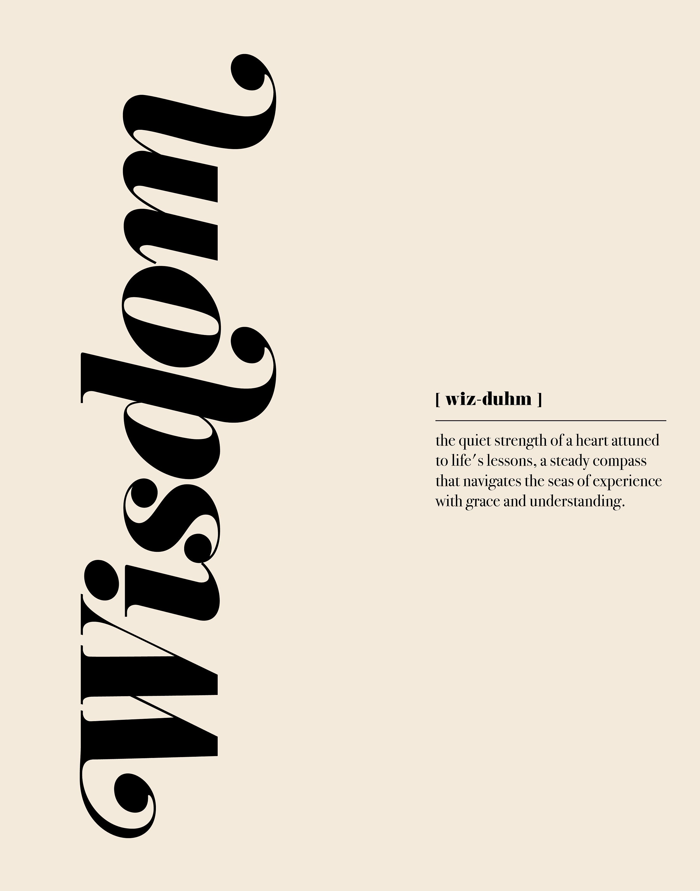 Wisdom PRINTABLE Wall Art, Wisdom Definition, Dictionary Print ...