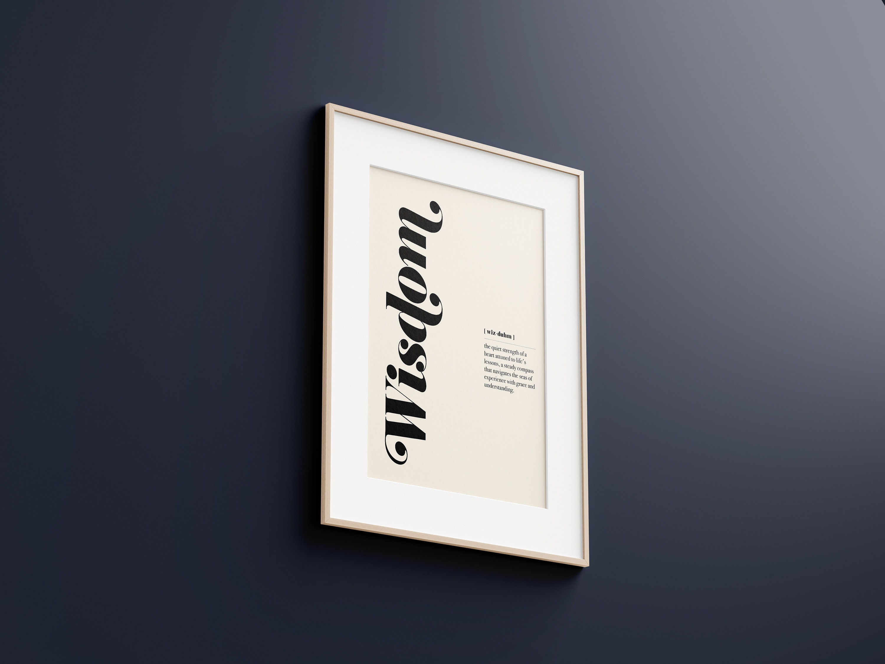 Wisdom PRINTABLE Wall Art, Wisdom Definition, Dictionary Print ...