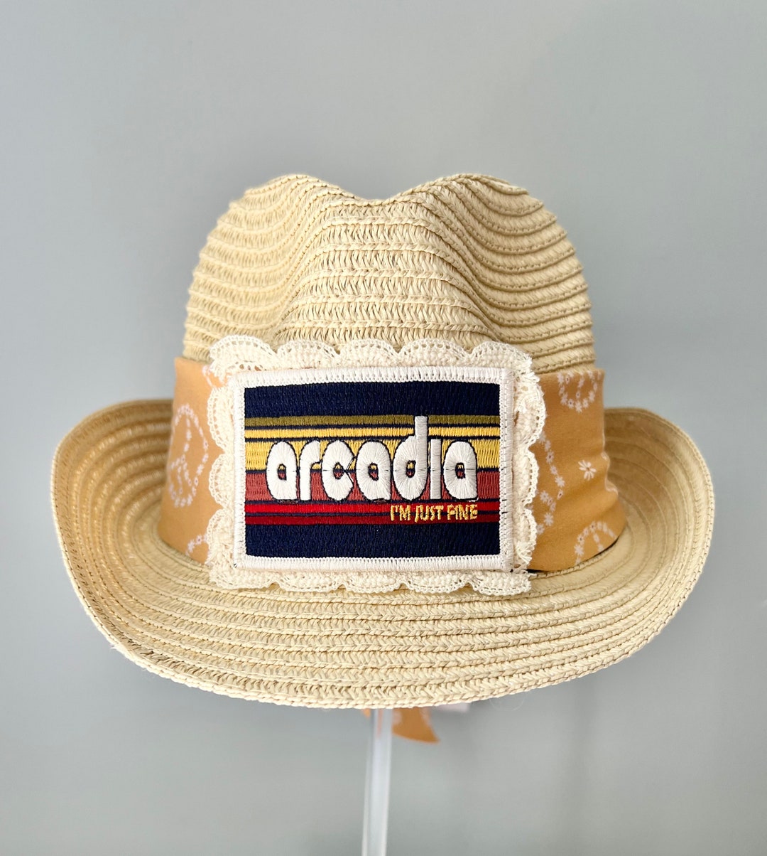 Ready to Ship Arcadia Fedora Hat Goose the Band Inspired Bucket Hat - Etsy