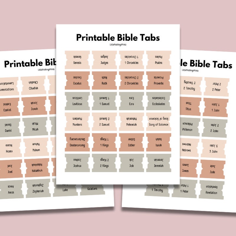 Bible Tabs - Etsy