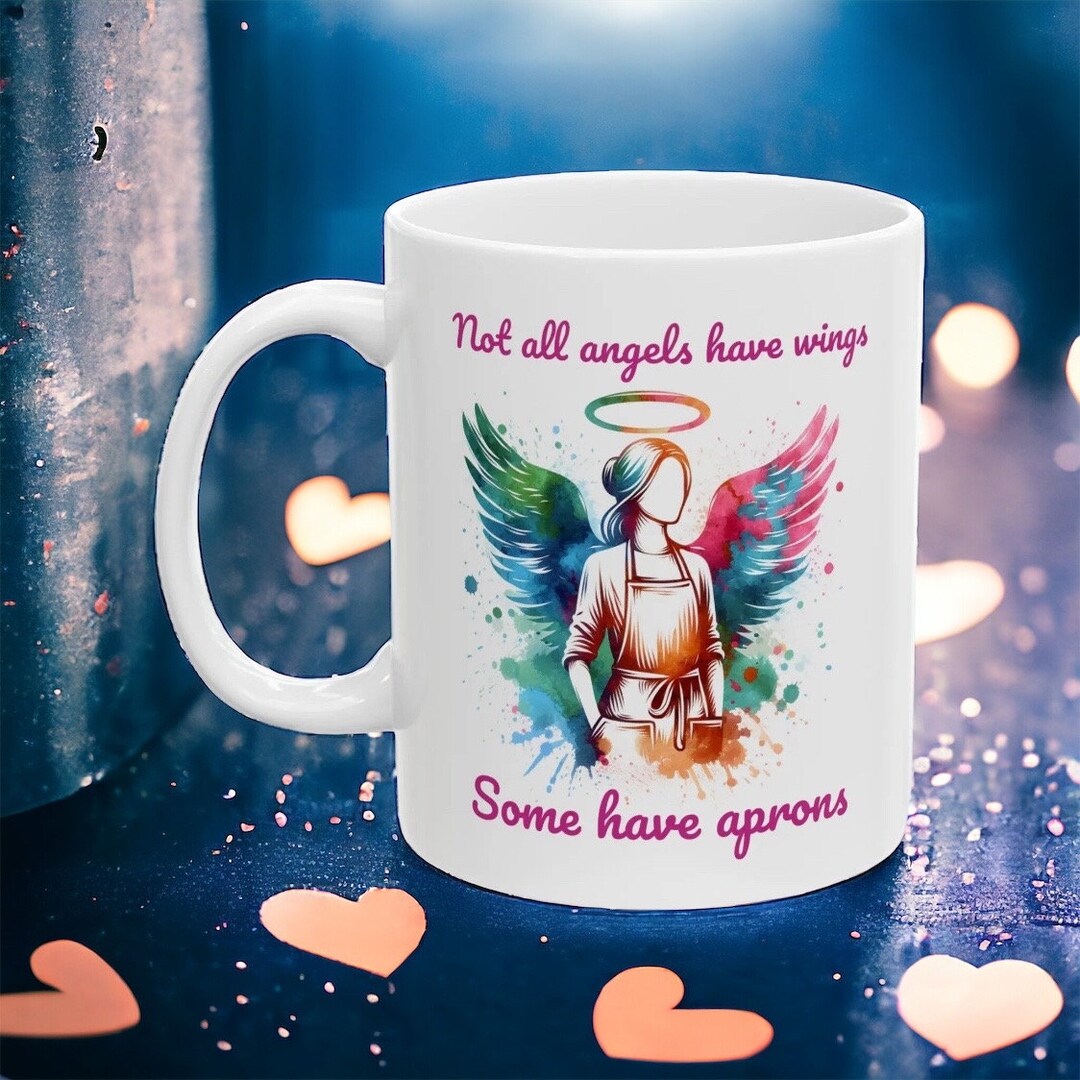 Apron Angel Homemaker's Mug | Christmas Gift | Gift for Home Cooks ...