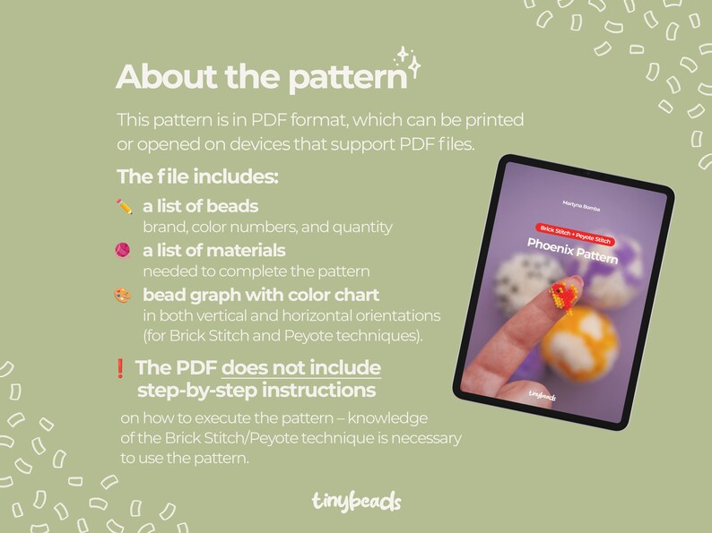 Phoenix Brick Stitch Pattern, Mini Mythical Red Bird Peyote Stitch ...