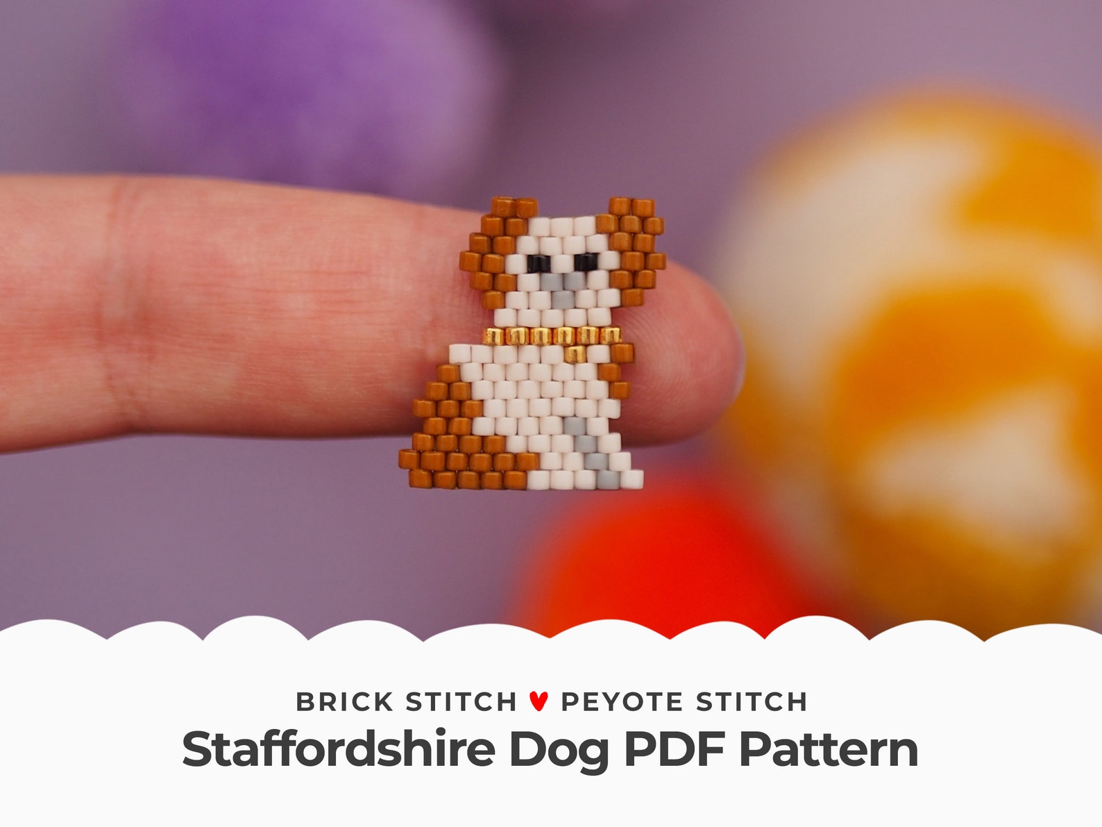 Staffordshire Dog Stitch Pattern, King Charles Spaniel Stitch Earrings ...