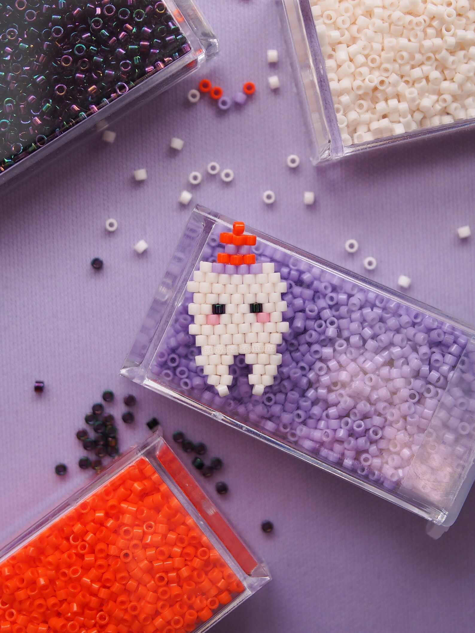 Free Tooth Fairy Party Charm, Last Minute Brick Stitch Pattern, Peyote ...