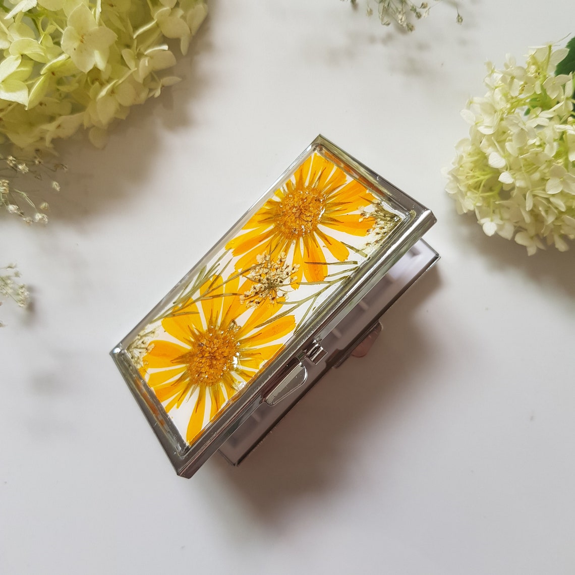 Flower Pill Case, Pill Case, 7 Day Pill Box, Pill Container 7 Sections ...