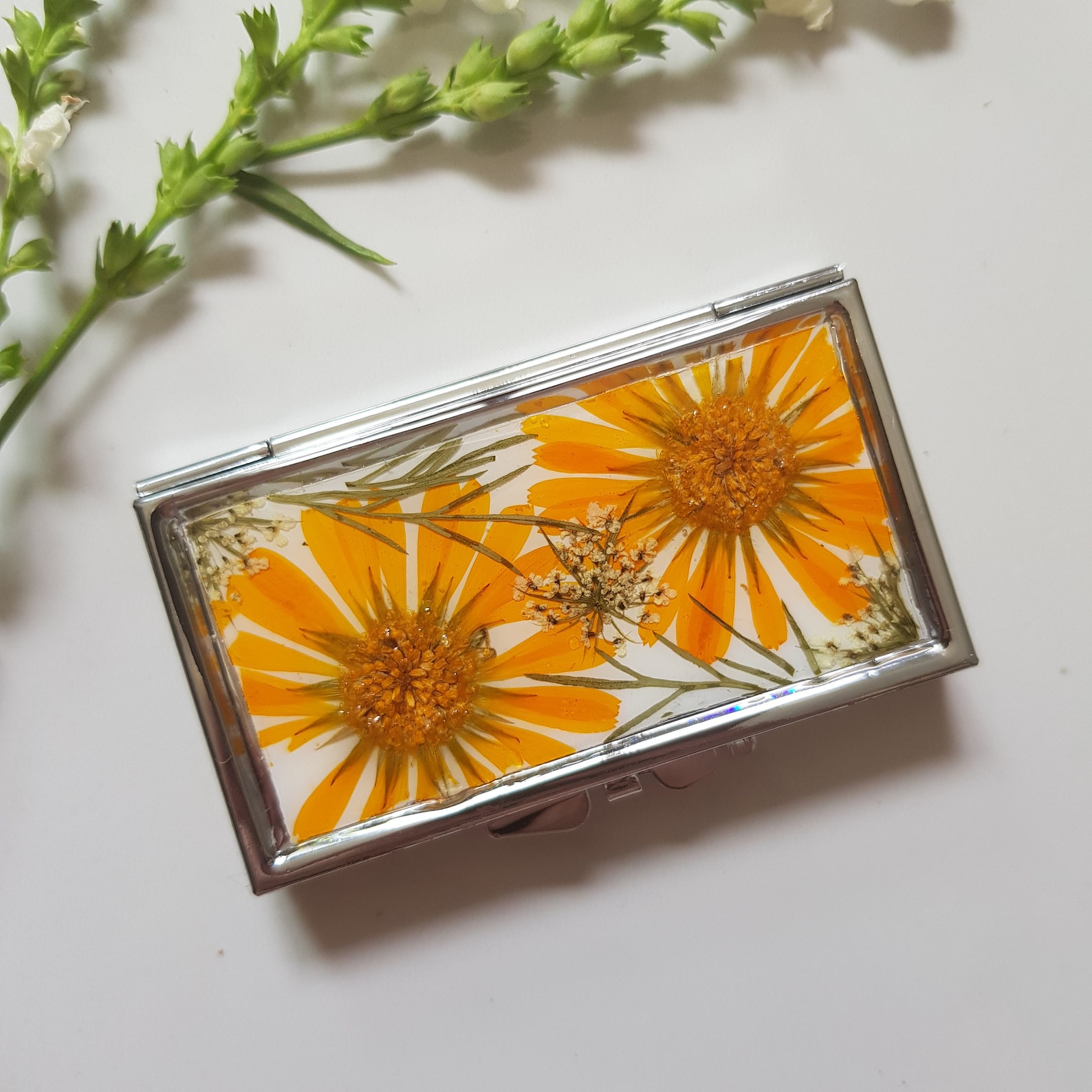 Flower Pill Case, Pill Case, 7 Day Pill Box, Pill Container 7 Sections ...