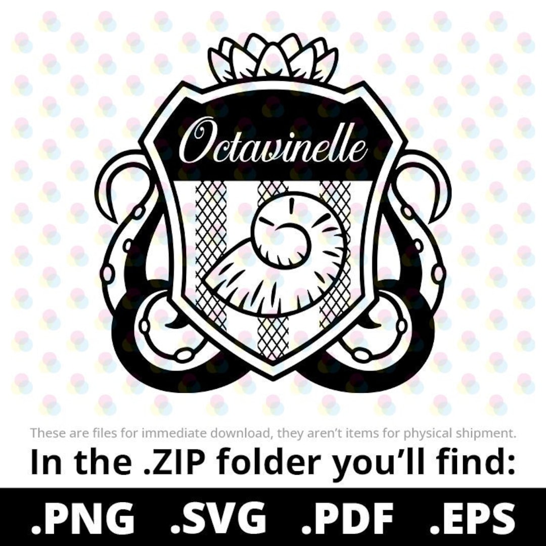 Dorm Icon Logo Octavinelle Twisted Wonderland Vector Svg Pattern - Etsy