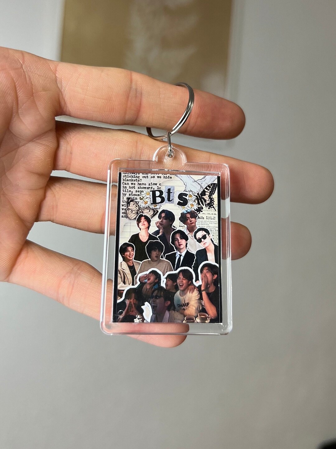 BTS Keychain Kpop Keychains BTS Wallpaper - Etsy