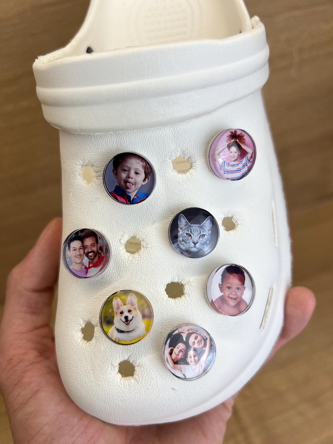 Custom Photo Croc Charms Custom Shoe Charms Personalized Accessories ...