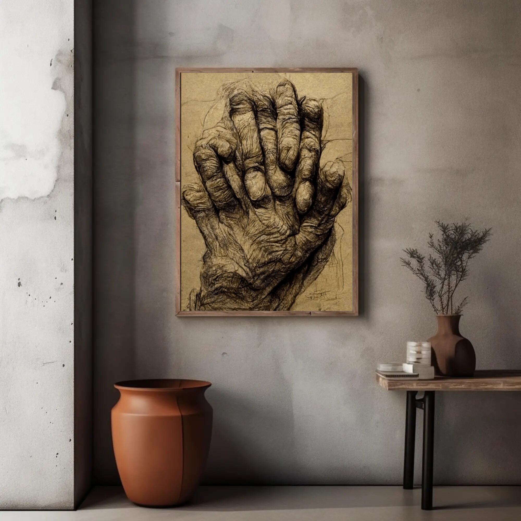 Poster, Hand, AI, Digital Art, Printable, Wall Art - Etsy