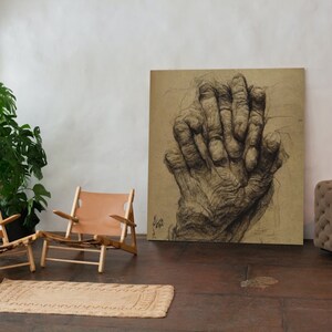 Poster, Hand, AI, Digital Art, Printable, Wall Art - Etsy