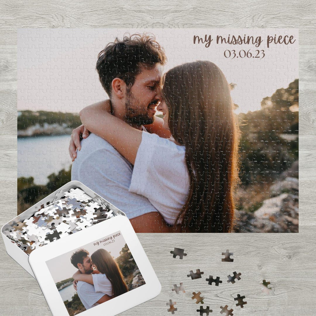 My Missing Piece - Personalised Couple Photo Puzzle, Custom Photo ...