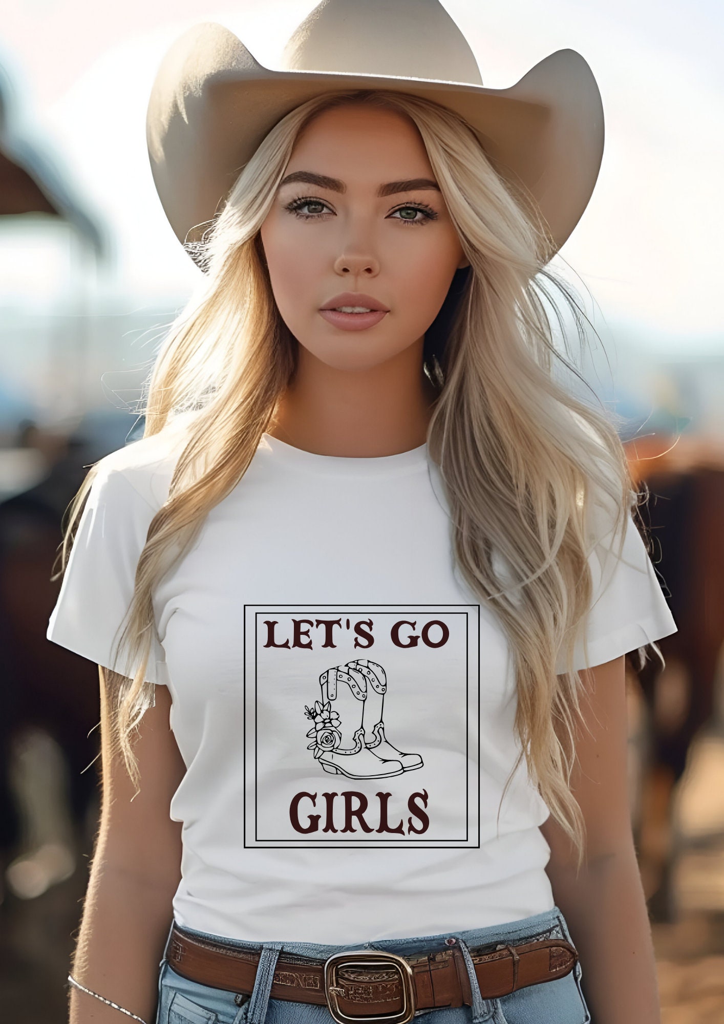 Let's Go Girls Svg, Western, Cowgirl, Retro Cowgirl - Etsy