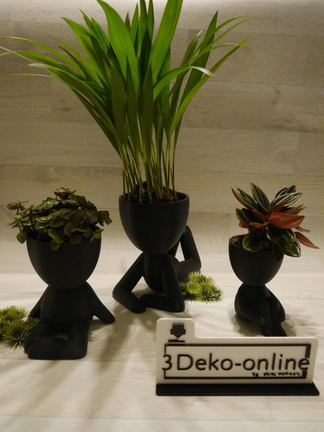 3d-printed Figure Planters -the Eye-catcher for Your Home - - Etsy
