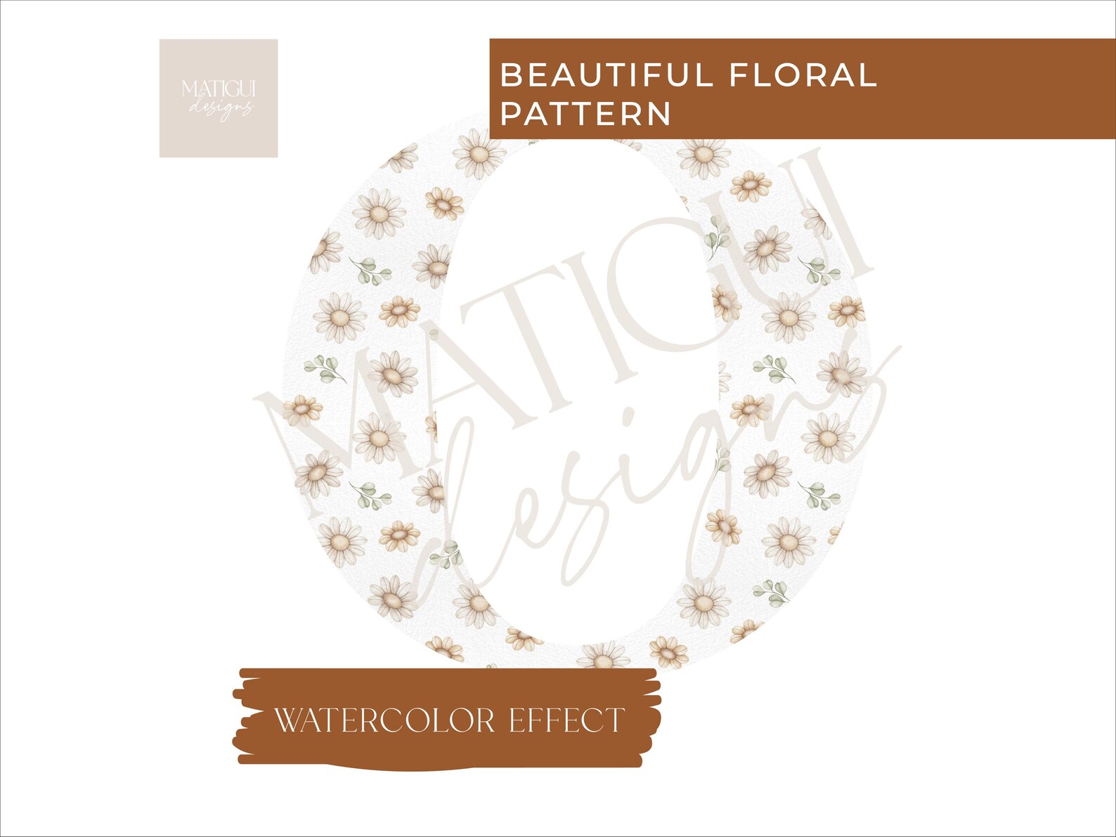 Floral Watercolor Alphabet Clipart, Boho Png for Nursery, Baby Shower ...