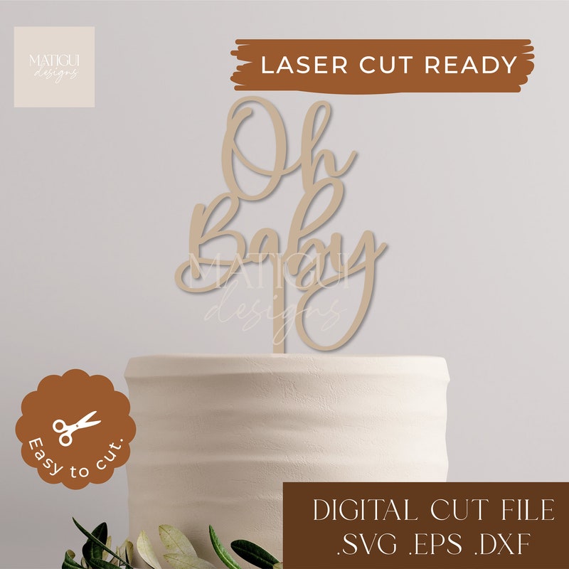 Oh Baby Topper - Etsy Australia